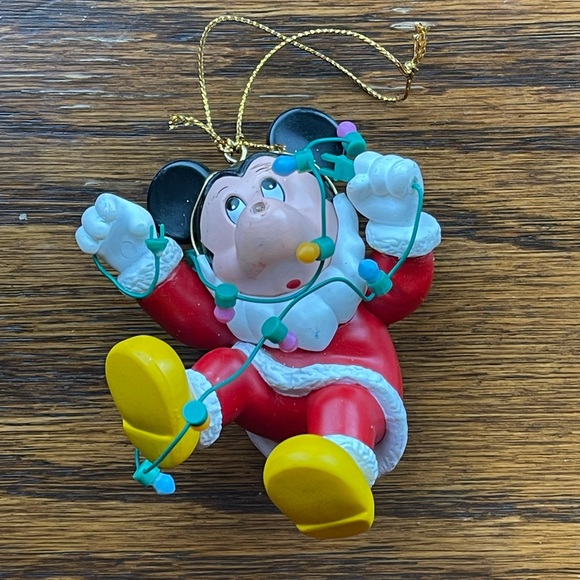 Holiday | Mickey Mouse Tangled In Lights Ornament | Poshmark